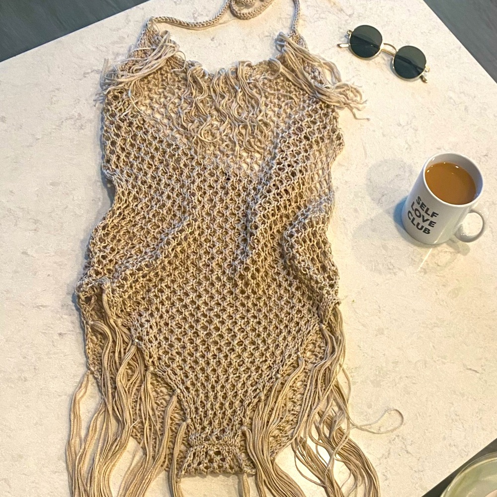 Dreamy Bohemian Swimsuit Fringe Body Suit - Gem